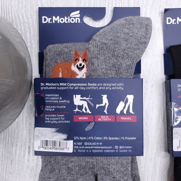 Dr. Motion | Accessories | Dr Motion Womens Mild Compression Knee High ...